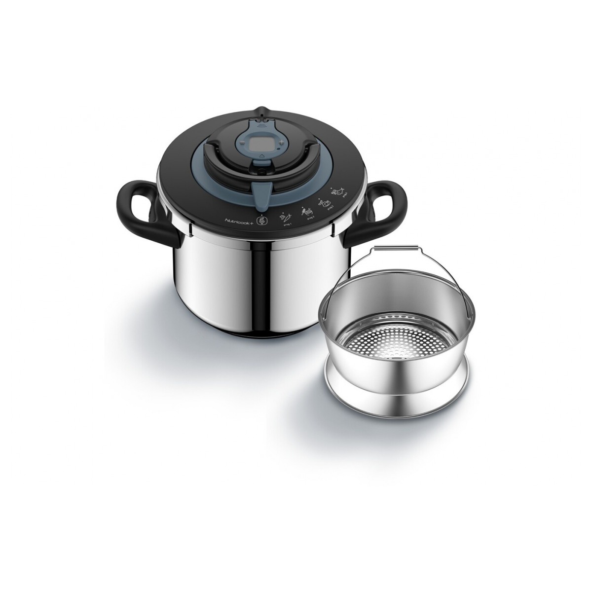 Autocuiseur Seb NUTRICOOK+ COCOTTE MINUTE 8 LITRES INOX INDUCTION ...